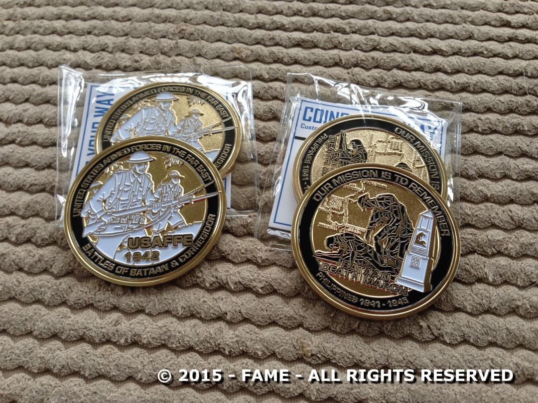Challenge Coins - Filpino American Memorial Endowment
